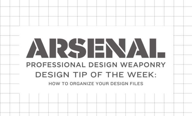Design Tip: How to Organize Your Design Files