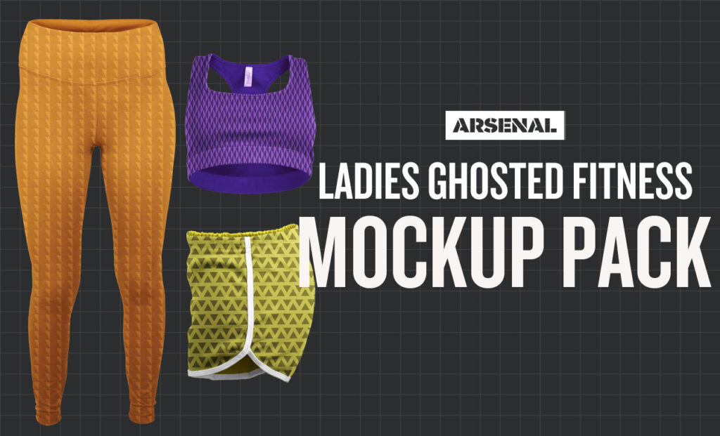 Ladies Fitness Mockup Templates Pack