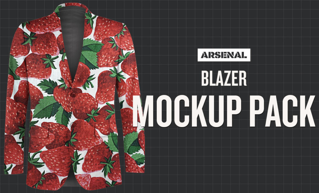 Blazer Mockup Template Pack by Go Media