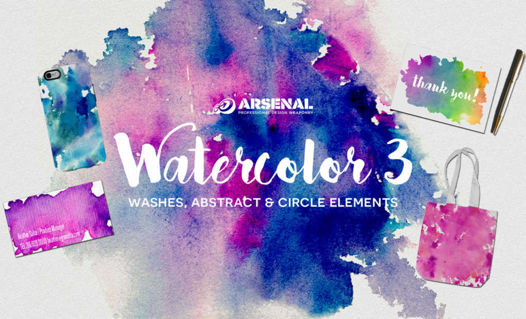 Watercolor Elements Pack