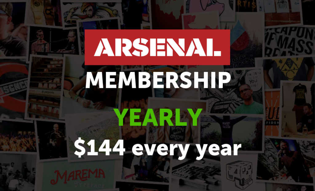 Arsenal Membership - the best design resources monthly