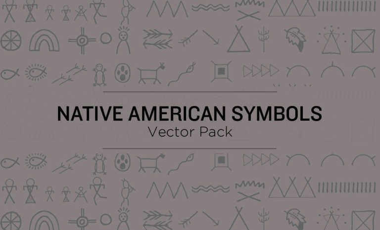 Native American Symbols Vector Pack by Go Media