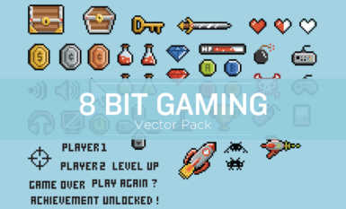 8 Bit Vector Pack by Go Media