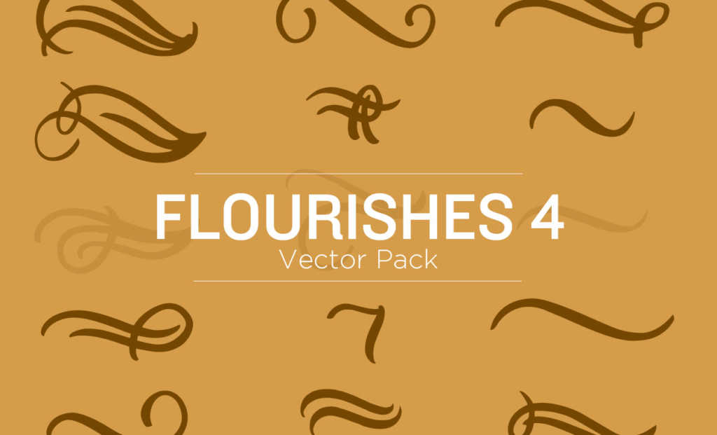 Flourishes Vector Pack 4 by Go Media