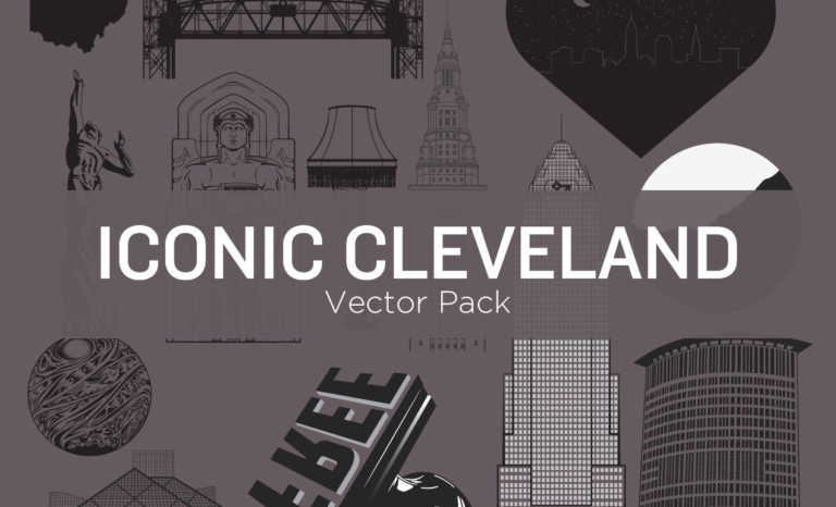Iconic Cleveland Vector Pack by Go Media