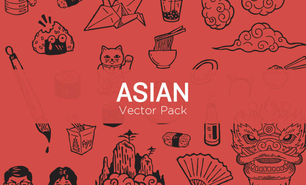 Asian Vector Pack by Go Media