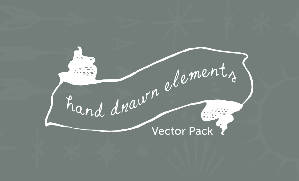 Hand Drawn Elements Vector Pack