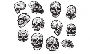 Skull Mega Vector Set