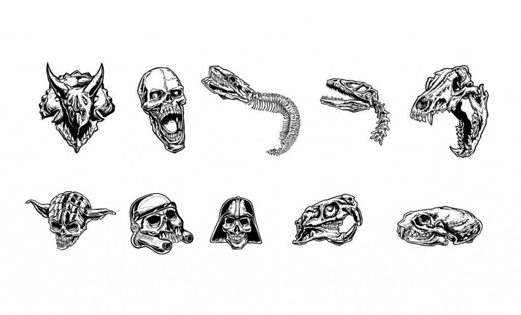 Steve Knerem's Skull Vector Pack for Go Media