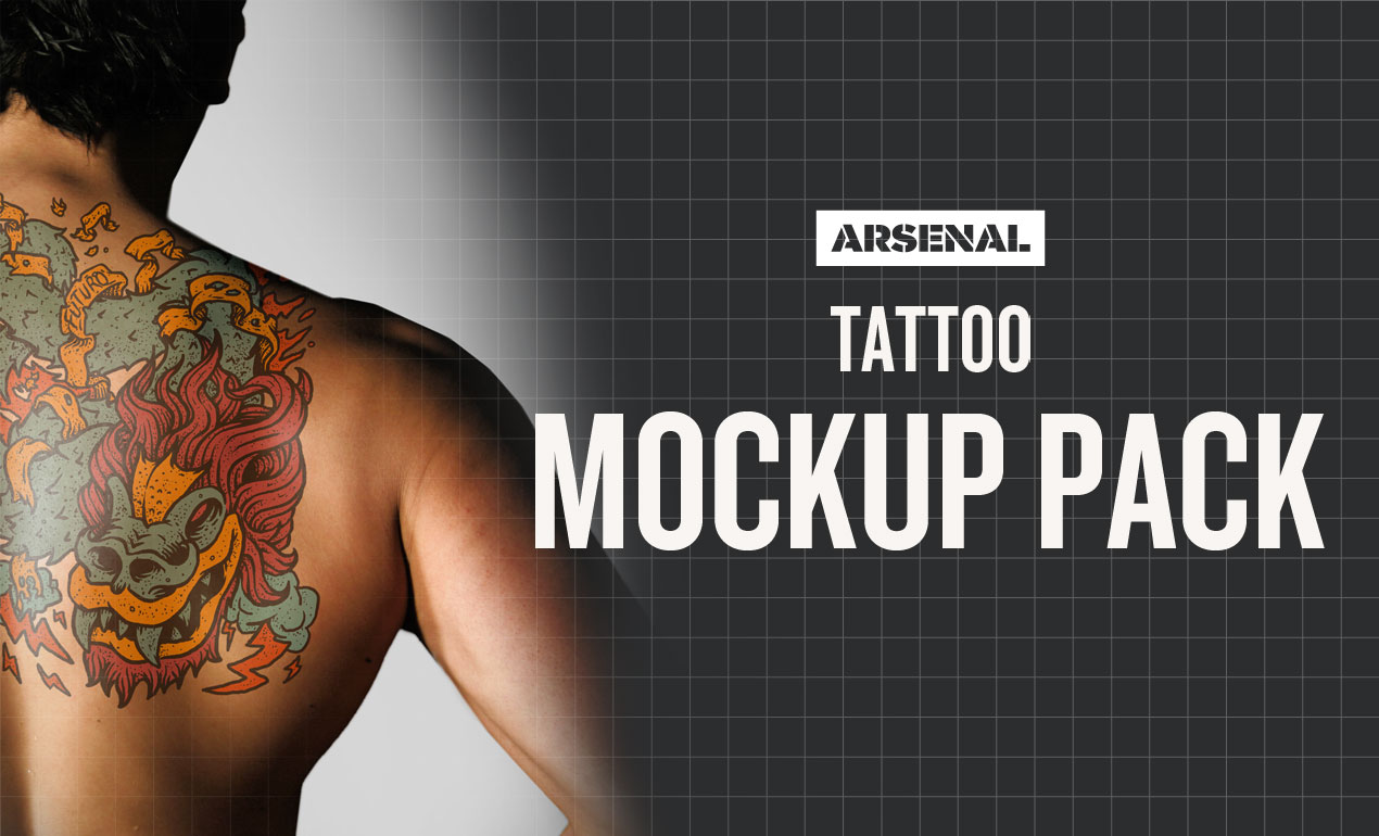 Tattoo Mockup Photoshop Templates Pack By Go Media