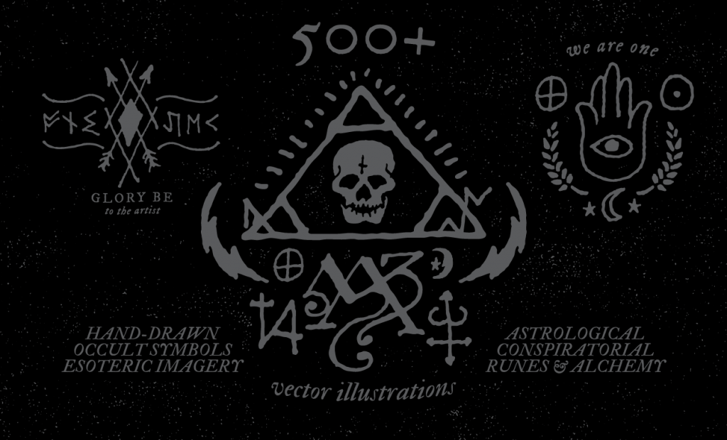 500+ Occult Symbols and Esoteric Designs - Vector Collection