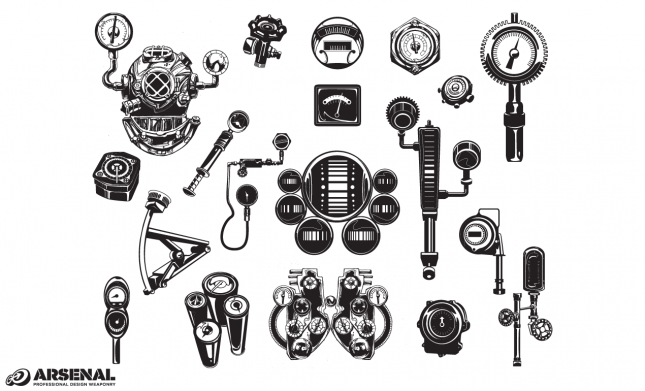 Machinery Vector Set 21 for Adobe Illustrator