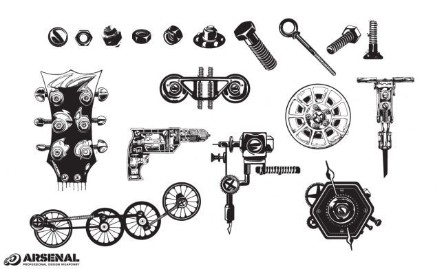 Machinery Vector Set 21 for Adobe Illustrator