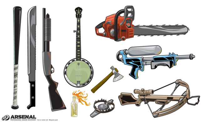 Horror Vector Set 23 by Go Media's Arsenal