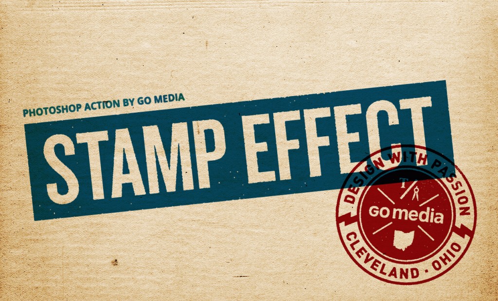 Vintage Stamp Effect Photoshop Action from Go Media