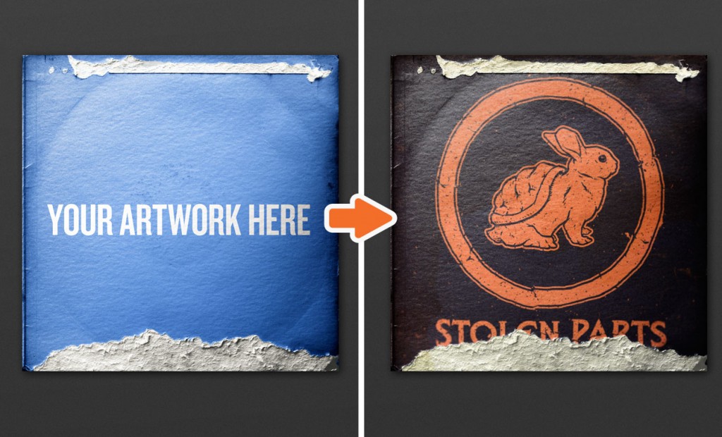 Distressed Poster Mockup Templates Pack