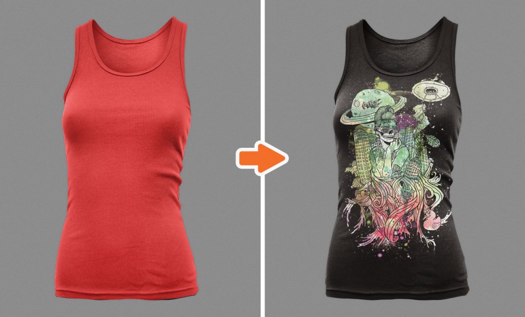 Ladies Tank Top Mockup Templates Pack by Go Media