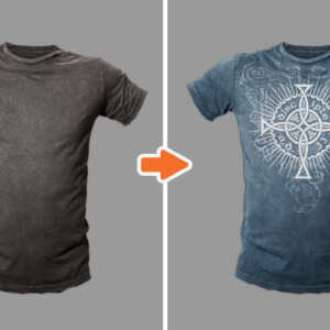 Photoshop Distressed Shirt Mockup Templates Pack