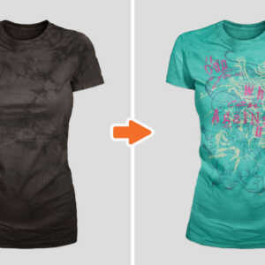 Photoshop Distressed Shirt Mockup Templates Pack