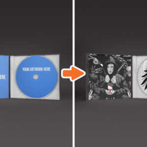 CD Mockup Templates Pack by Go Media's Arsenal