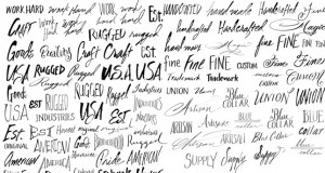 Hand Drawn Lettering Elements - All American Grit | Go Media's Arsenal