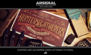 Hunters & Gatherers Hand Lettering Tutorial: Techniques from Concept ...