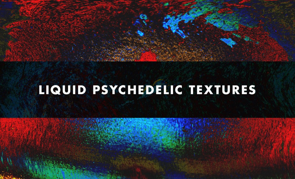 Liquid Projections Inspired Psychedelic Textures by Go Media