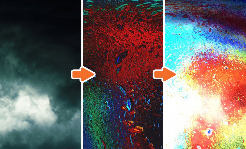 Liquid Projections Inspired Psychedelic Textures by Go Media