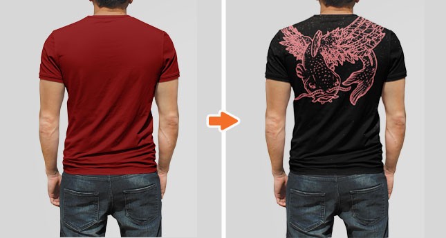 Men's Crew Neck Modelshot Mockup Template Pack